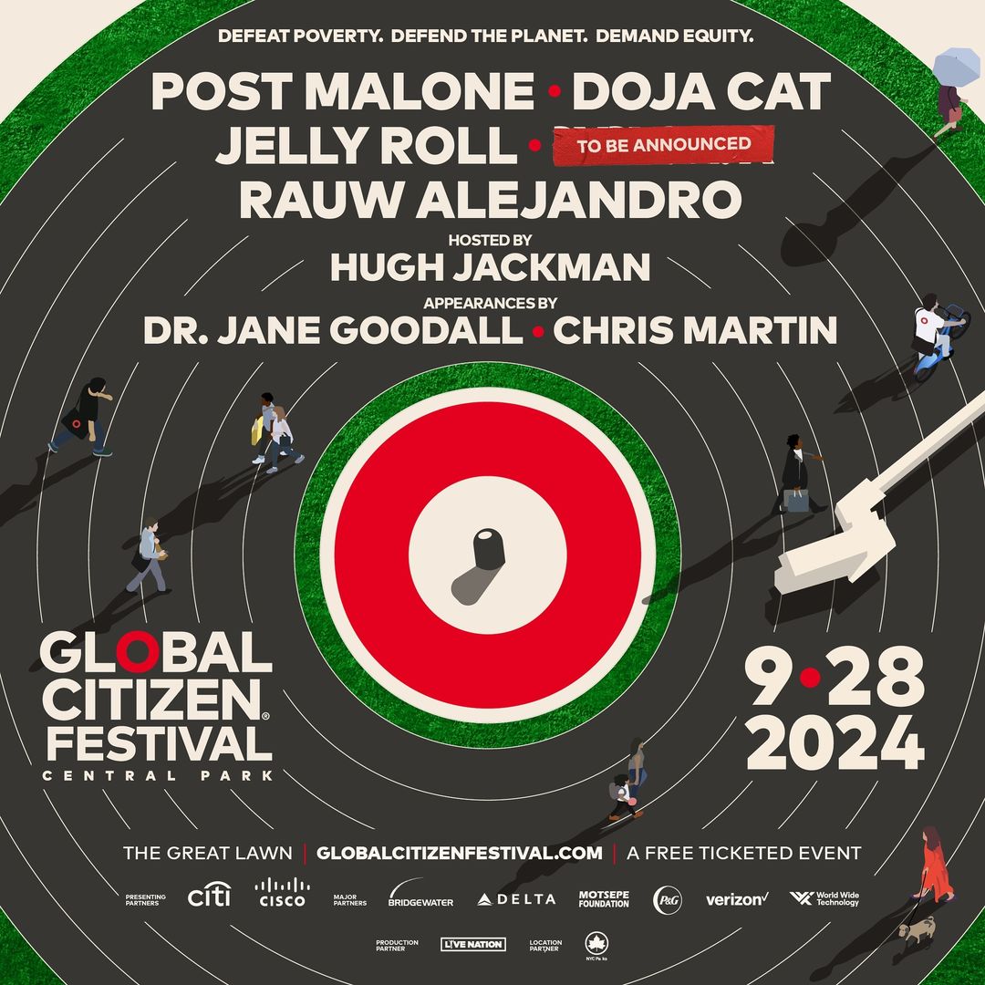 Post Malone, Doja Cat, Jelly Roll to headline Global Citizen Festival ...